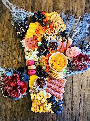 Goth Charcuterie Boards - Coffin Tray Skeleton for Horror Party - Coffin Serving Tray Food Decor - Gothic Kitchen Accessories Cheese Platter Tray