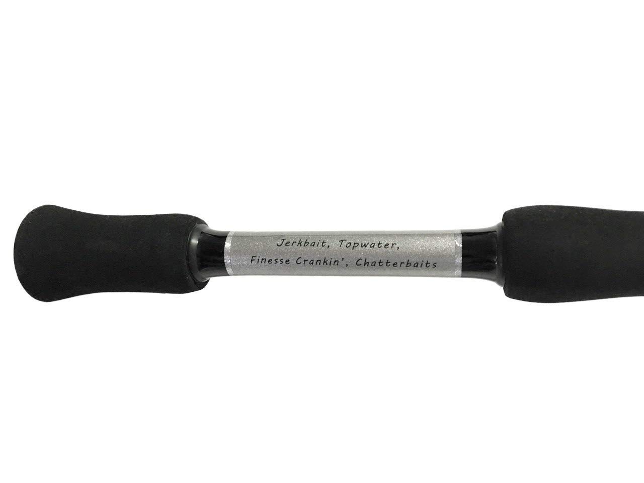 Fitzgerald Vursa Series Casting Rods 6'8"-7'8β Most Versatile Rods, Lightweight & Sensitive Tournament Performance Designed for Freshwater and Inshore, Great for Bass, Walleye or Musky Fishing