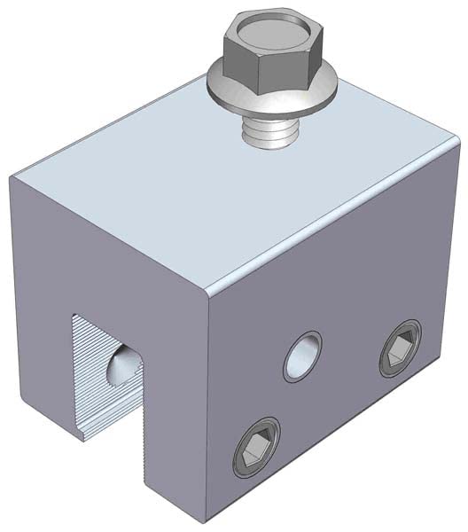MageClamp Standing Seam Metal Roof Mounting and Racking Bracket Clamp for Solar Panel Module Installation