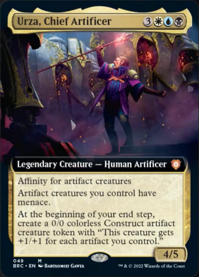 Magic: the Gathering - Urza, Chief Artificer (049) - Extended Art - The Brothers' War Commander