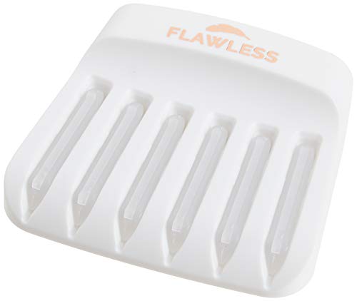 Finishing Touch Flawless Dermaplane Glo Facial Exfoliator Replacement Heads Only, Dermaplane Tool Not Included, White, 6 Count (Packaging may vary)