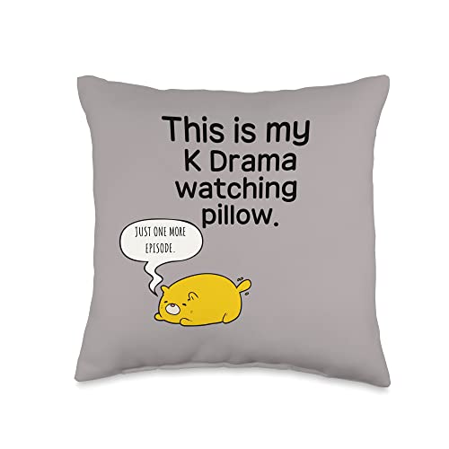 Kpop Korean Drama Fan Kdrama Merchandise Kdrama Kpop Fan Bias Korean Drama Teen Gift Throw Pillow, 16x16, Multicolor