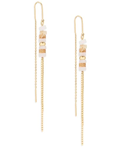 Lucky Brand Threader Earrings, Gold, One Size