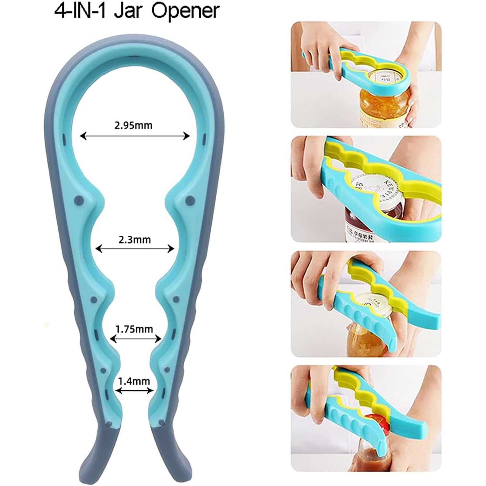 Jar Opener for Seniors with Arthritis,Jar Opener Tool,Jar Opener for Weak Hands,Bottle Opener