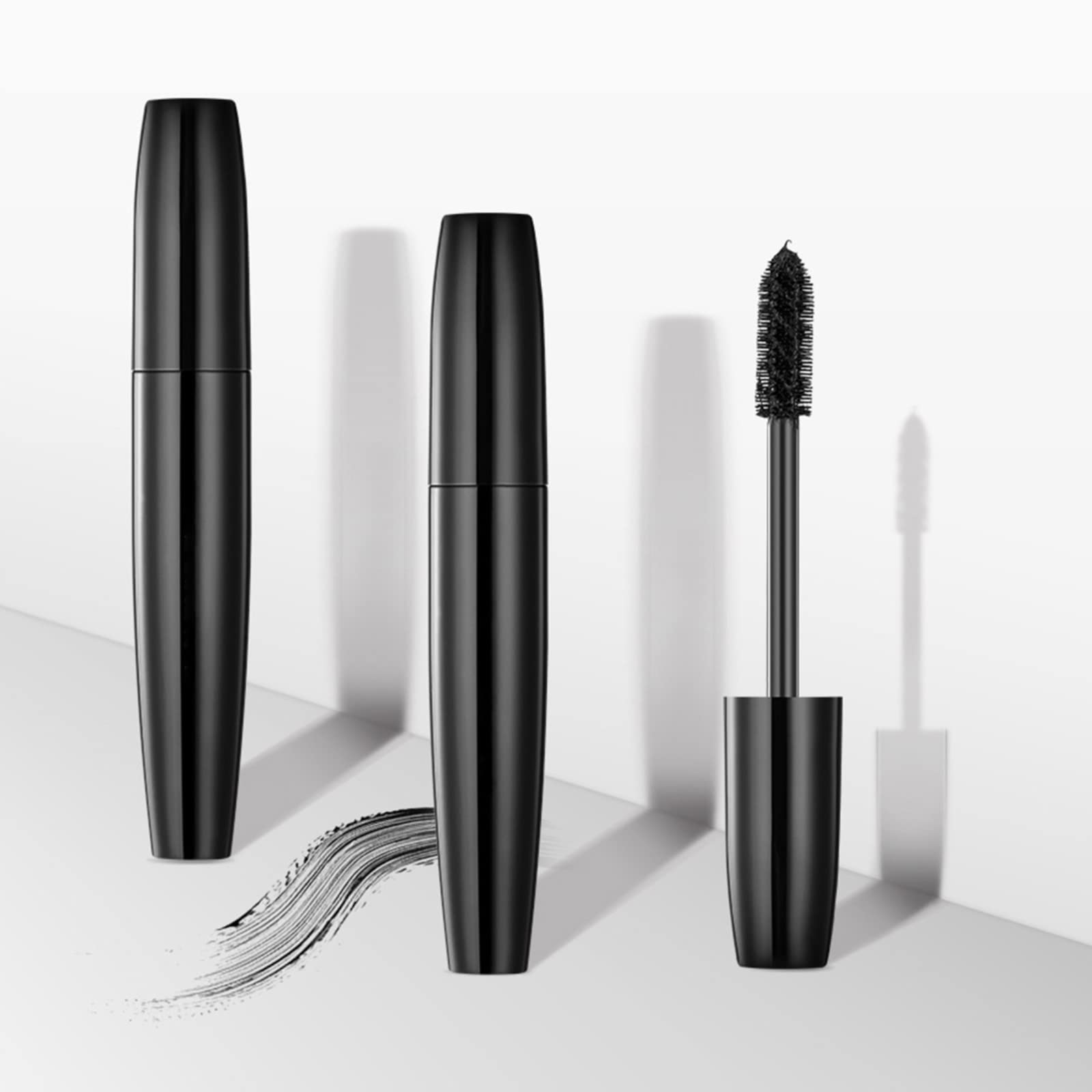 Fiber Lash Mascara Waterproof Luxuriously Longer Thicker Voluminous Eyelashes Long Lasting Dramatic Extension Stain Proof Weak Allergy Formula Better than Sex (Black, One Size)