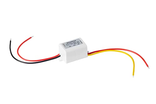 Envistia Miniature 12V to 5V Step Down DC to DC Voltage Converter 3A 15W Waterproof Power Supply Module