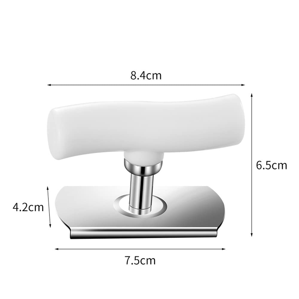 Jar Opener For Weak Hands, Adjustable Effortless Arthritis Jar Opener For Seniors, Stainless Steel Twist Lid Opener Kitchen Accessories Opener, Bottle Opener For Arthritic Hands(Bend White)