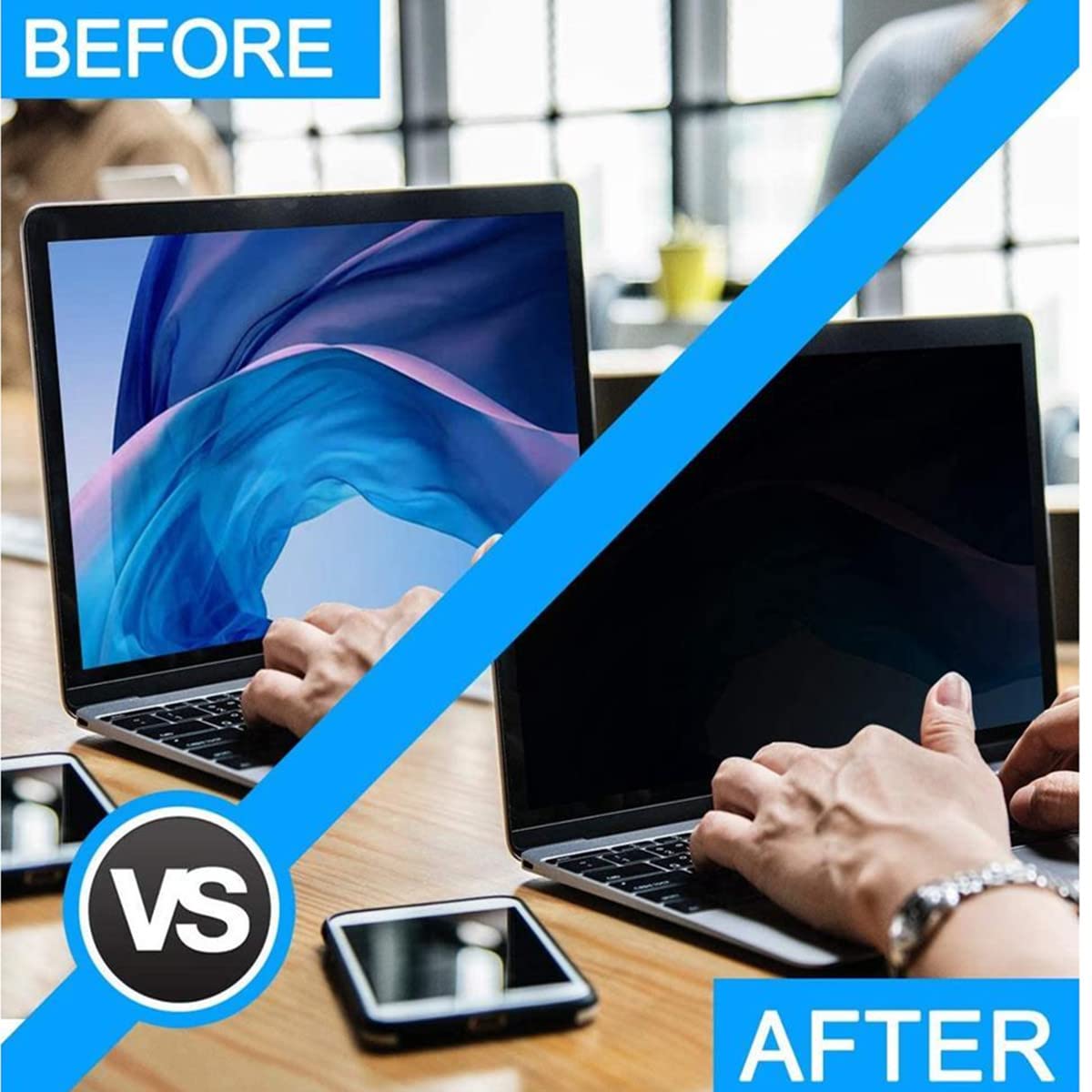 Laptop Magnetic Computer Privacy Screen Protector Filter for 2021 MacBook Pro 14 Inch (A2442)