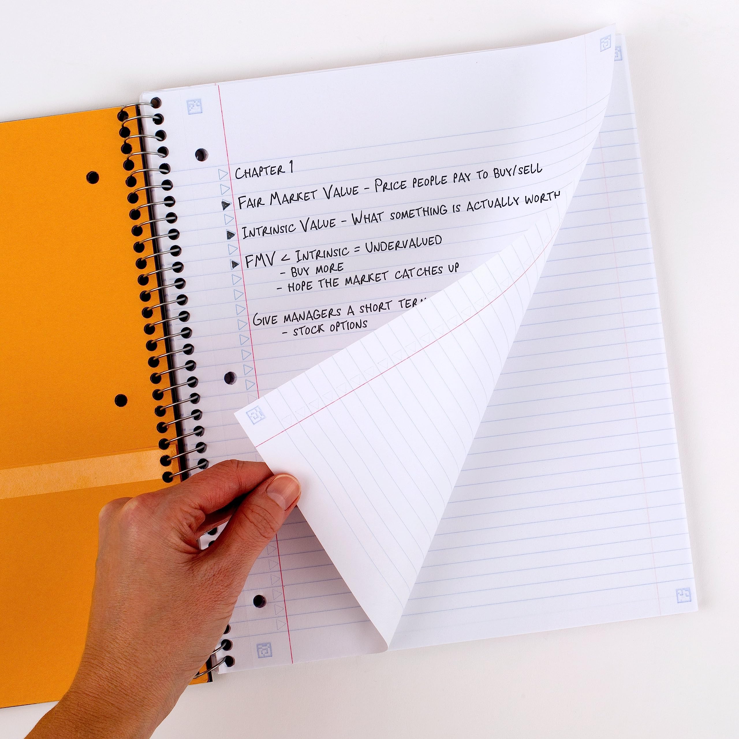 Five Star Spiral Notebook + Study App, 2 Pack, 1-Subject, College Ruled Paper, Fights Ink Bleed, Water Resistant Cover, 8-1/2" x 11", 100 Sheets, Black, Green (820187)
