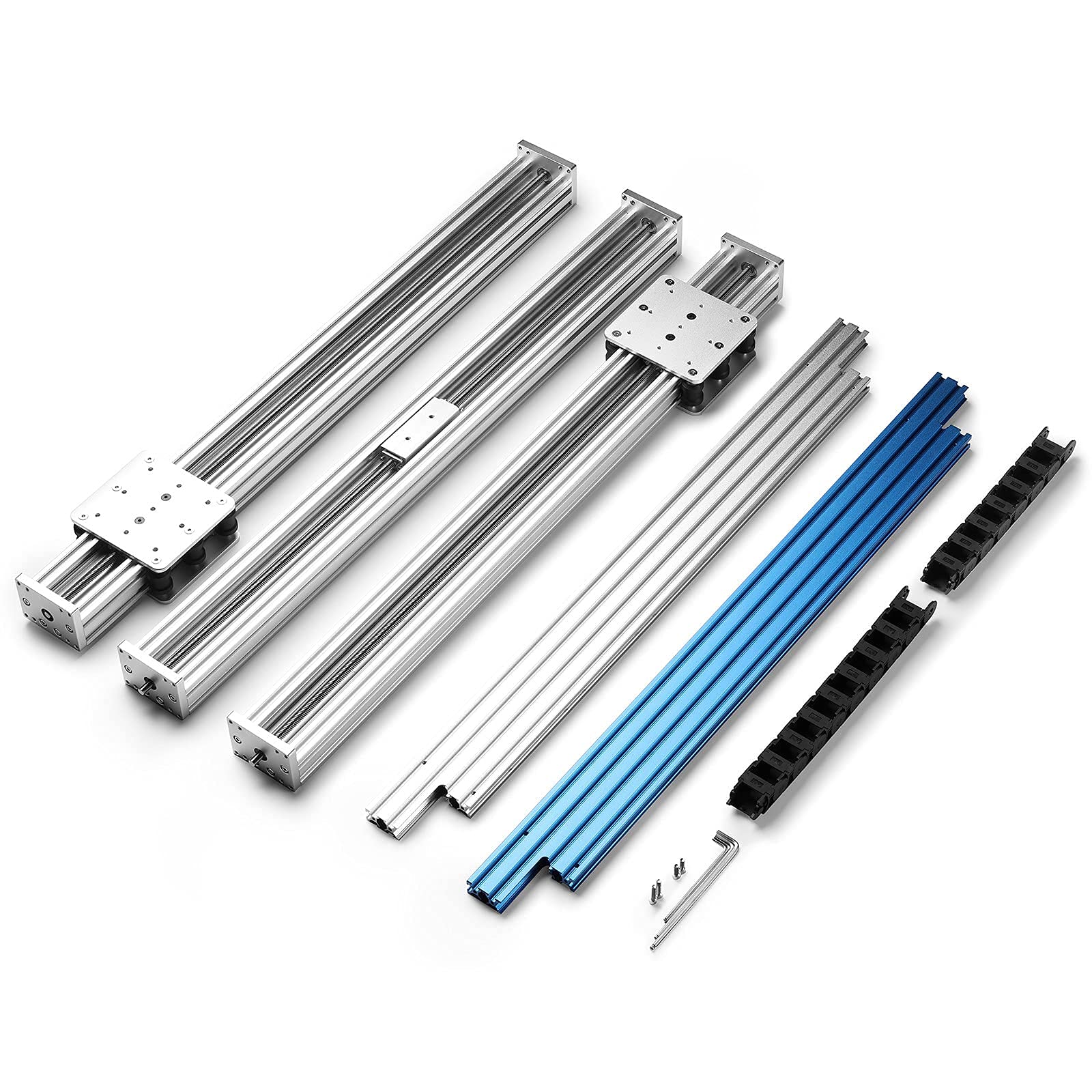 Genmitsu CNC Router Machine PROVerXL 4030 XY-Axis Extension Kit & Aluminum Spoilboard Upgraded Accessories, Expand from 4030 to 6060 (24โx 24โ)