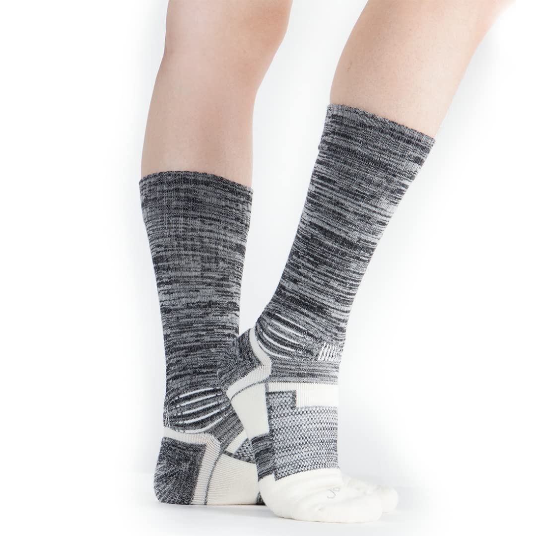 ja vie JAVIE 68% Merino Wool Performance Breathable Knee High Socks for Women & Men