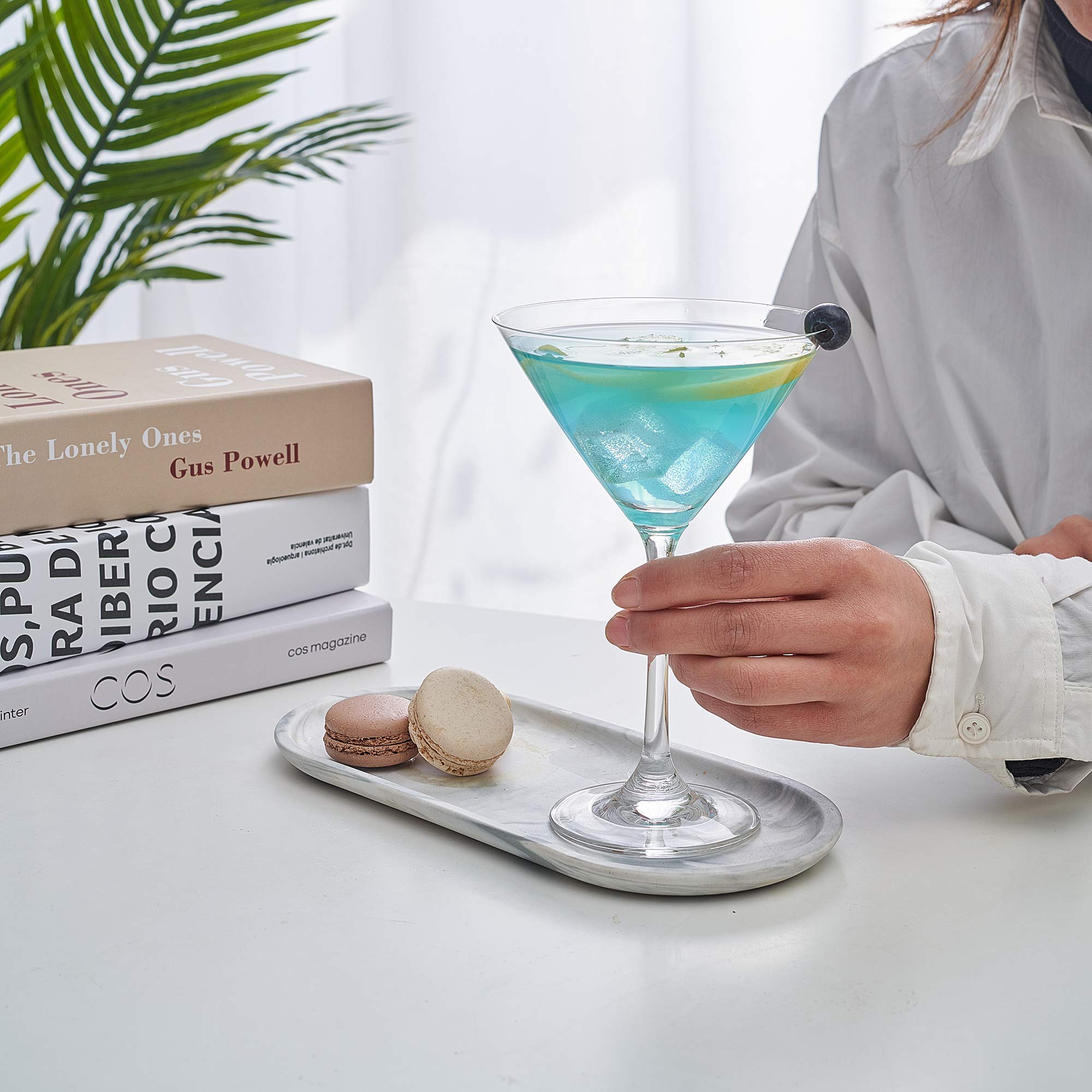 Hyperspace Cocktail Martini Glasses, Set of 6