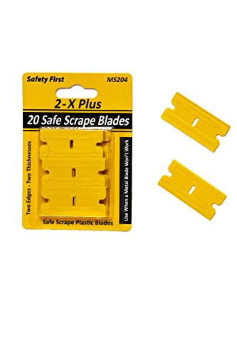 MINISCRAPER 20 2X Plus Plastic Razor Blades and Titan Scraper