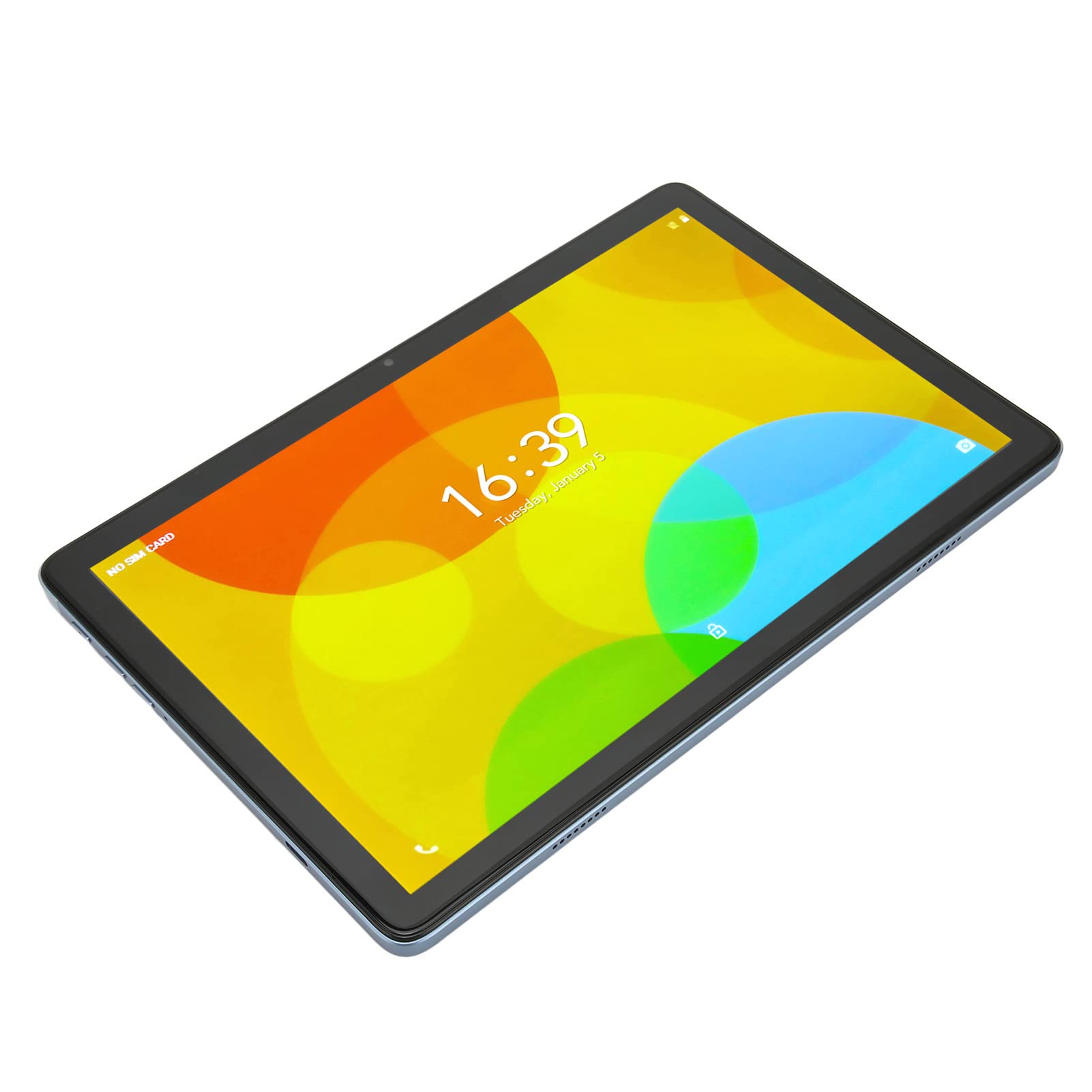 GLOGLOW 10.1 Inch Tablet, Tablet with GPS Sensor Front 5MP Rear 13MP US Plug 100‑240V Octa Core 8GB RAM 128GB ROM 2.4G 5G WiFi for Android 11 for Entertainment (Light Blue)