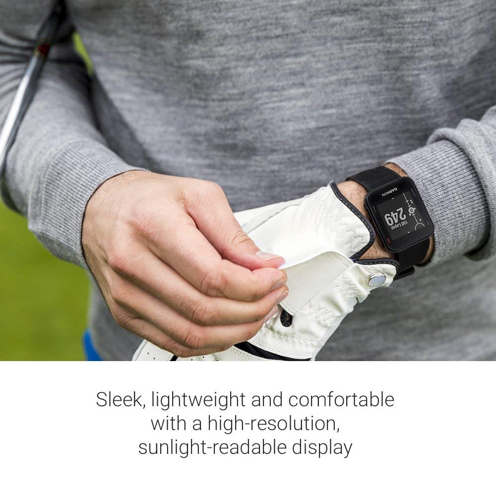 Garmin Approach S10 - Lightweight GPS Golf Watch, Powder Gray, 010-02028-01 (Renewed)