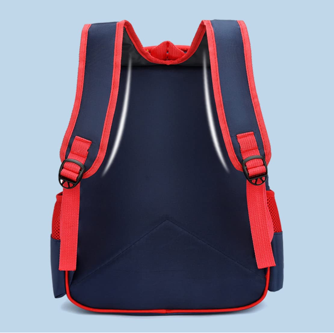 JIAJIAMIN Kid Boys 3D Print Comic Cartoon Car Backpack Kindergarten Children Snack Backpack for 3-8 Years (Red 1)