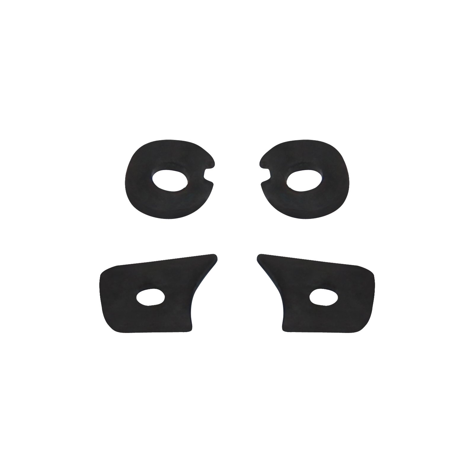 Eye Opening Stuff Replacement Earsocks & Nosepiece Rubber Kits Compatible with Oakley Juliet Sunglasses - Black