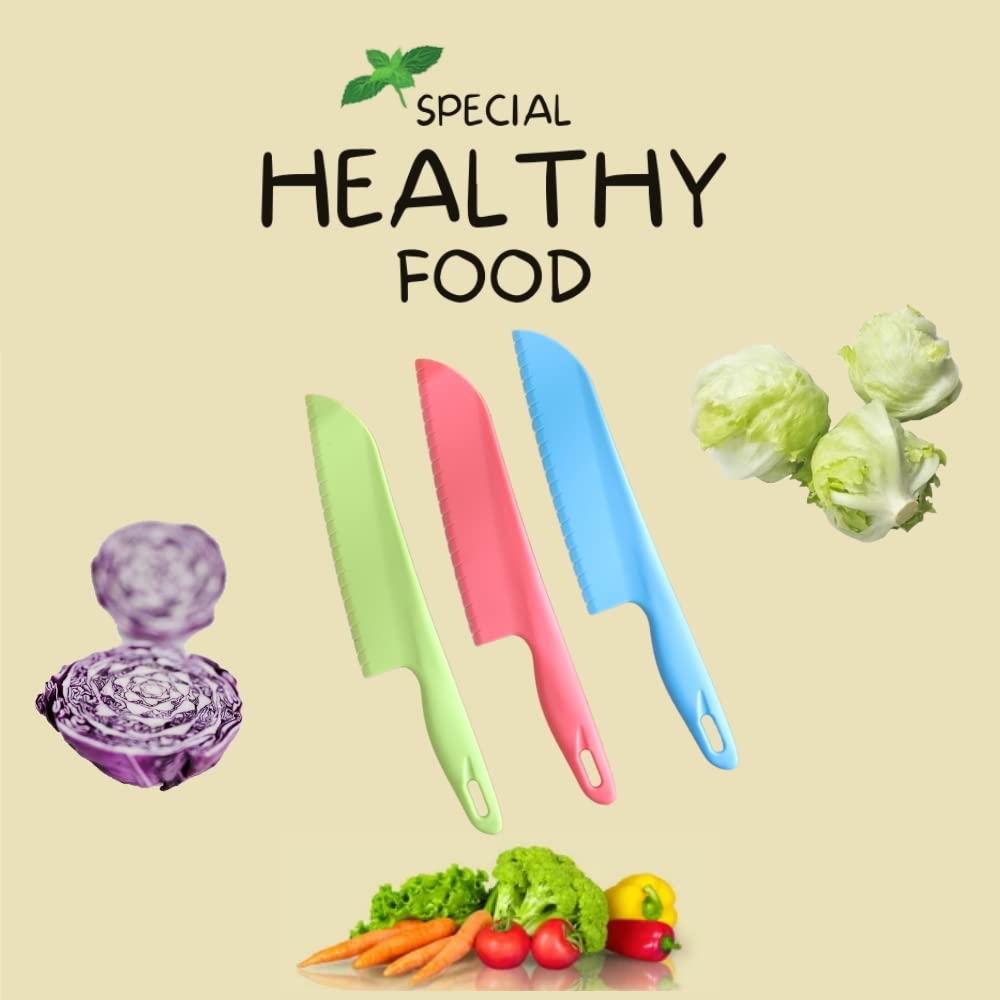Jawbush Salad Utensils, Includes Professional Lettuce Knife to Prevent Browning and 3 in 1 Egg Slicer with Stainless Steel Blades