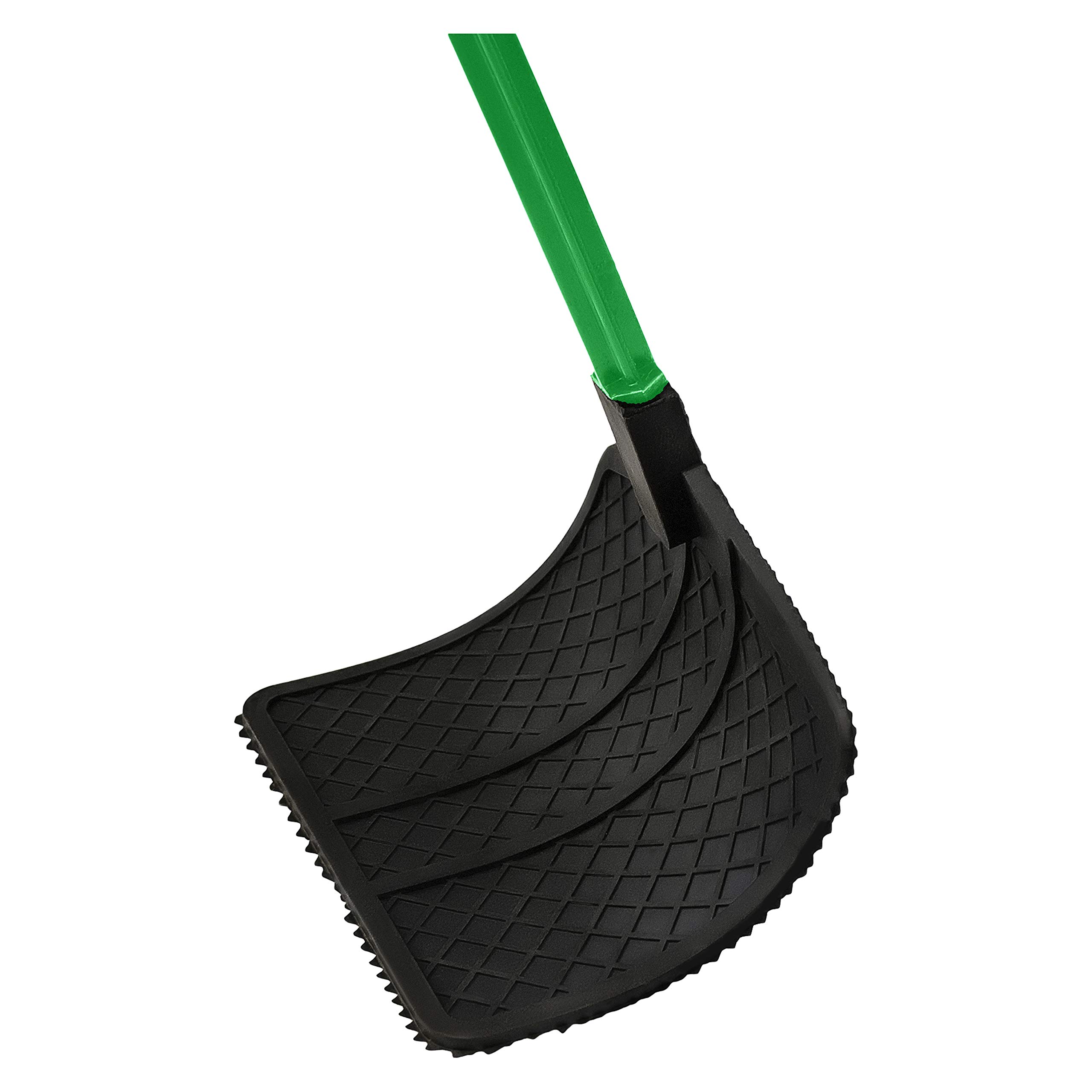 OFXDD Rubber Fly Swatter, Long Fly Swatter Pack, Fly Swatter Heavy Duty, Light Green Color (3 Pack)