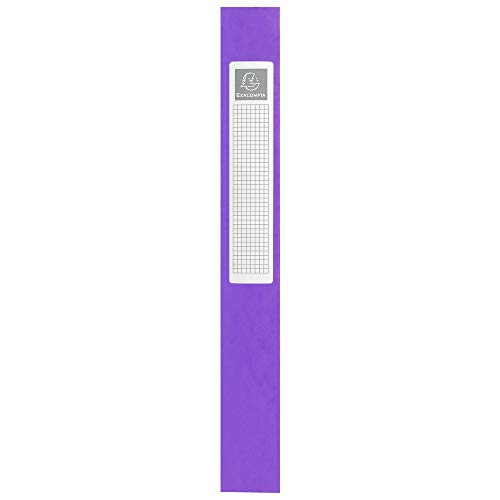 Exacompta - Ref 50400E - Elasticated Filing Boxes - 240 x 320mm in Size, Suitable for A4 Documents, 40mm Spine with Label - Assorted Colours (Pack of 8)
