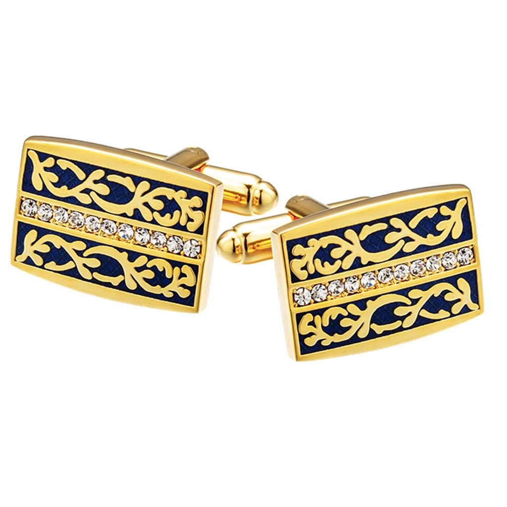 Jewelry Shirt Cufflinks Men Gift Cufflinks Button Design Guest Clothing Cuff Ornaments (Color : A, Size : 19 * 15mm) (A 19 * 15mm)
