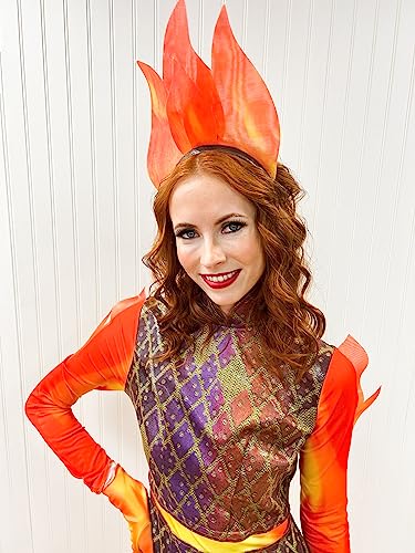 Ember Costume, Official Disney Pixar Elemental Costume for Adults, Size Large (12-14)