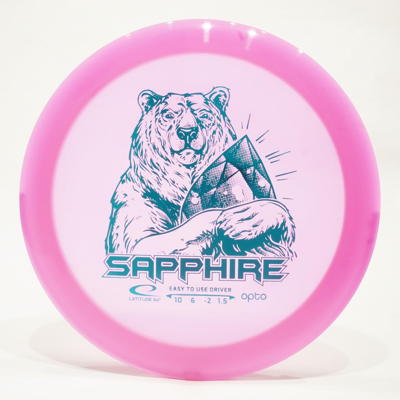 Latitude 64 Sapphire (Opto) Driver Golf Disc, Pick Weight/Color [Stamp & Exact Color May Vary] Orange 160-166 Grams