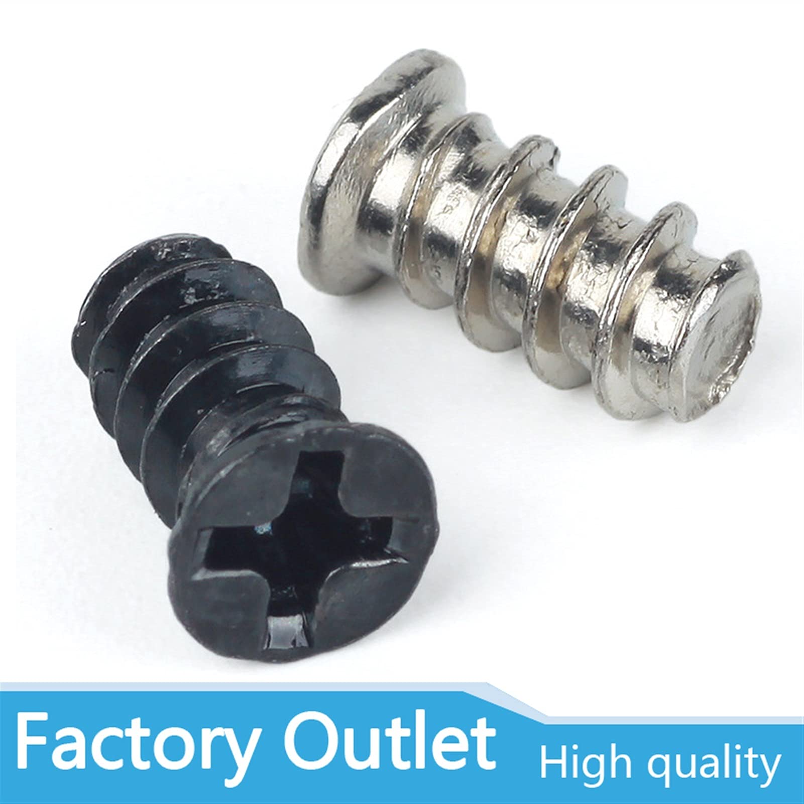 Kigauru Screw 30Pcs M5*8mm M5*10mm M5*12mm KB Computer PC Case Cooling Fan Mount Screw Heat Dissipation Screws Fixer (Color : Black, Size : M5x8mm 30pcs)