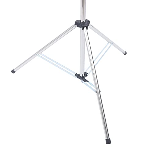panfudongk Foldable Clothes Drying Laundry Rack Portable Space Saving Laundry Drying Rack 4 Poles