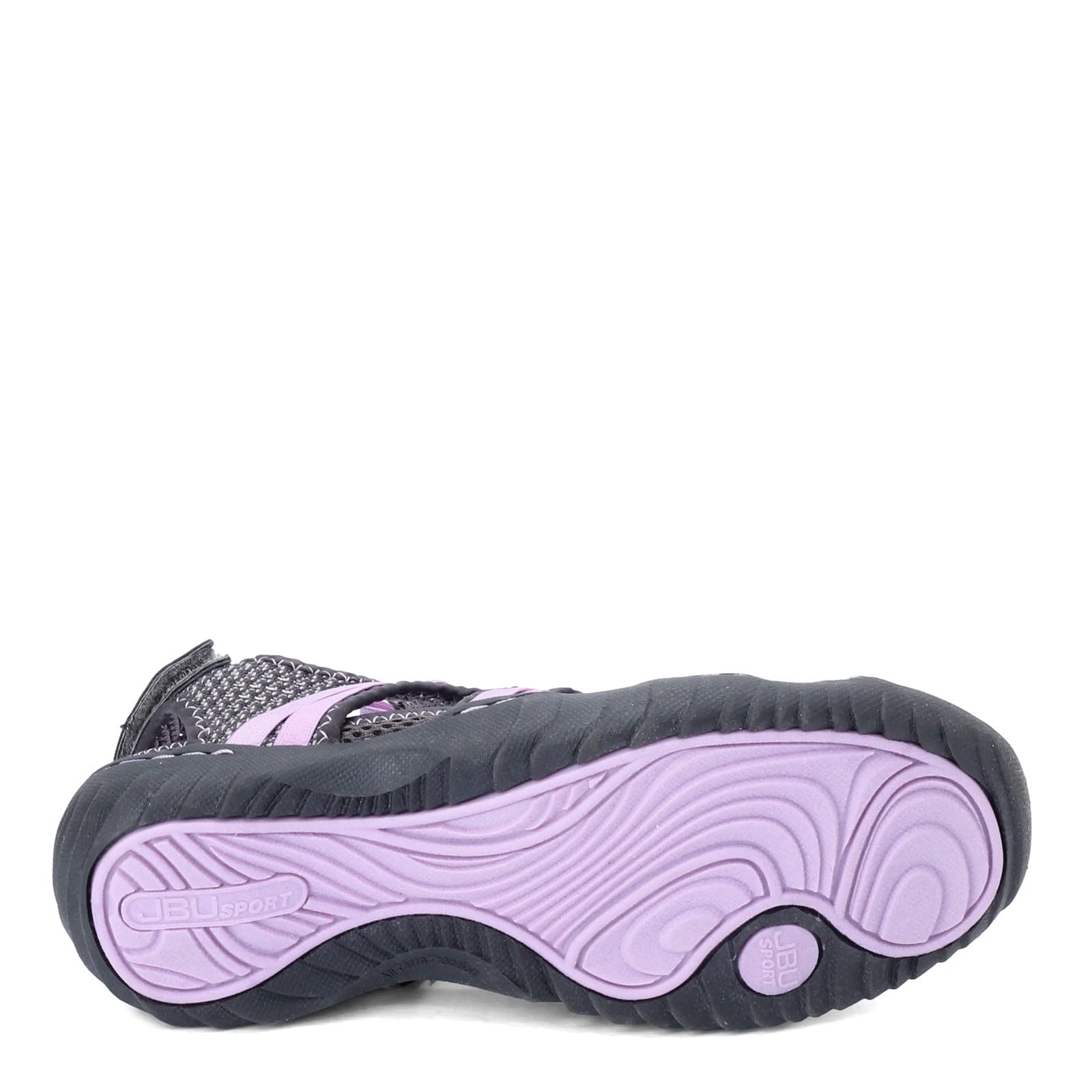 JBU by Jambu Women's Thunder Water Ready Fisherman Sandal, Grey/Lilac, 8.5 Medium US