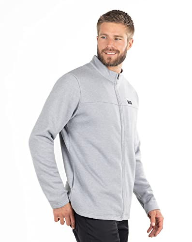 TravisMathew Men's Koozie 2.0 Jacket, Light Grey, Small