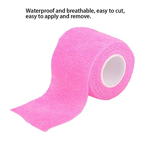 Health Care, Sponge Comfortable Elastic Bandage, 10pcs Waterproof Correct Joints for Prevent Sports Injuries(Pink, 5cmx4.5m)
