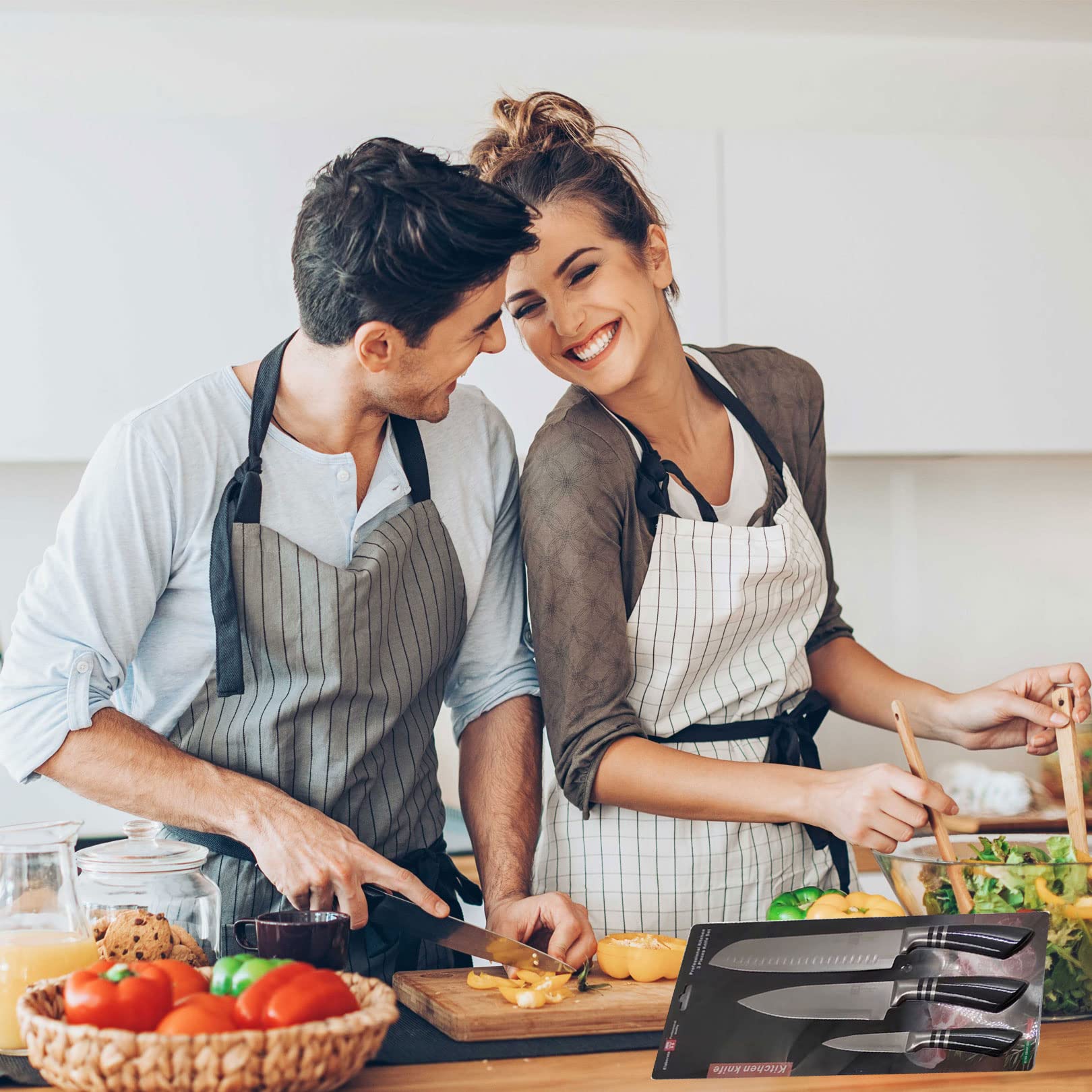 Kinglotus 3-Piece Knife Set: Essential Kitchen Knives for Everyday Cooking