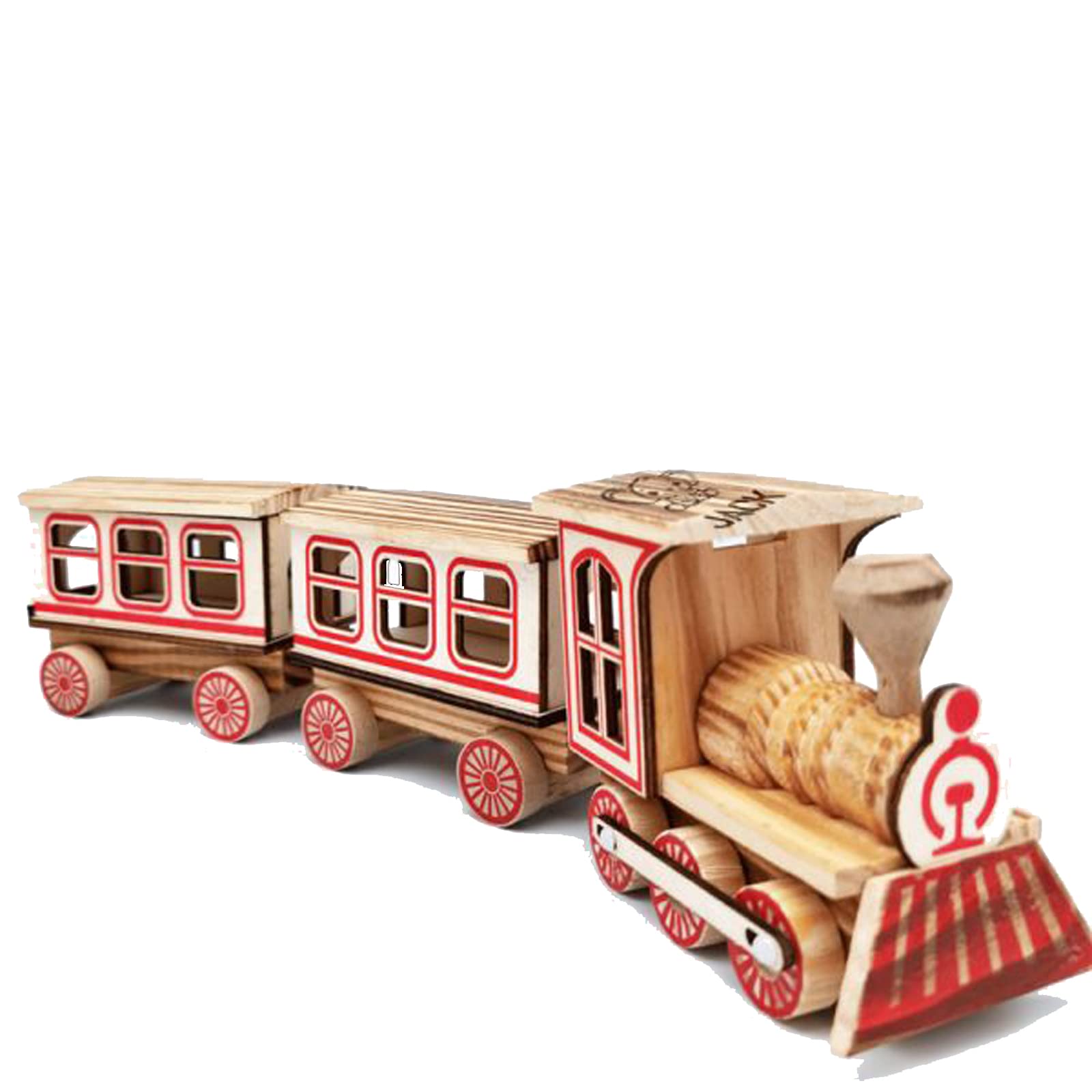 Marryear Personalized Wooden Car Toys, Custom Wooden Train Wooden Toy Car with Personalized Name Personalized