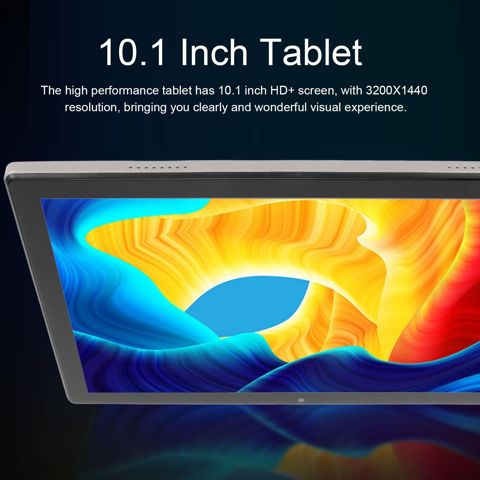 Gugxiom 10.1 Inch Android 11 Tablet, 8GB RAM 128GB ROM,HD Screen, 5G WiFi Dual Band, Kids Content, Smart Switch, 8800mAh (Grey)