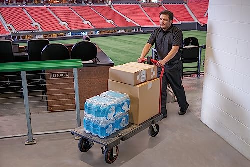 Rubbermaid Commercial Products Platform Truck Motorized Kit, Medium Size, 24"x48", for Moving Heavy Loads in Industrial/Commercial/Warehouse Environments