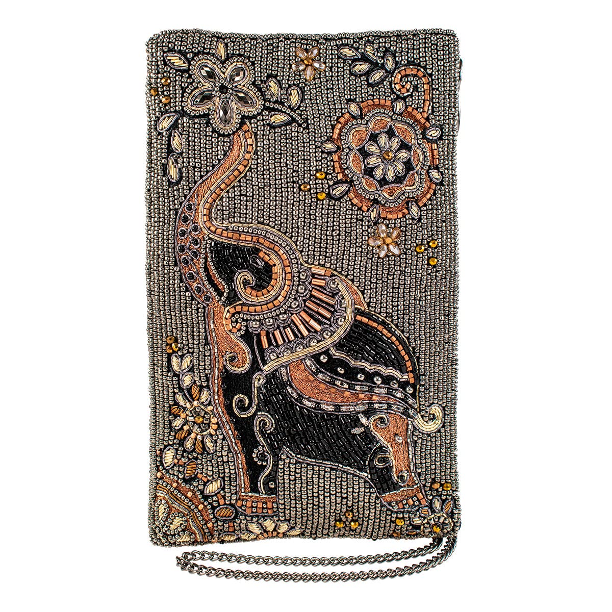 Mary Frances Elegant Elephant Crossbody Phone Bag, Multi