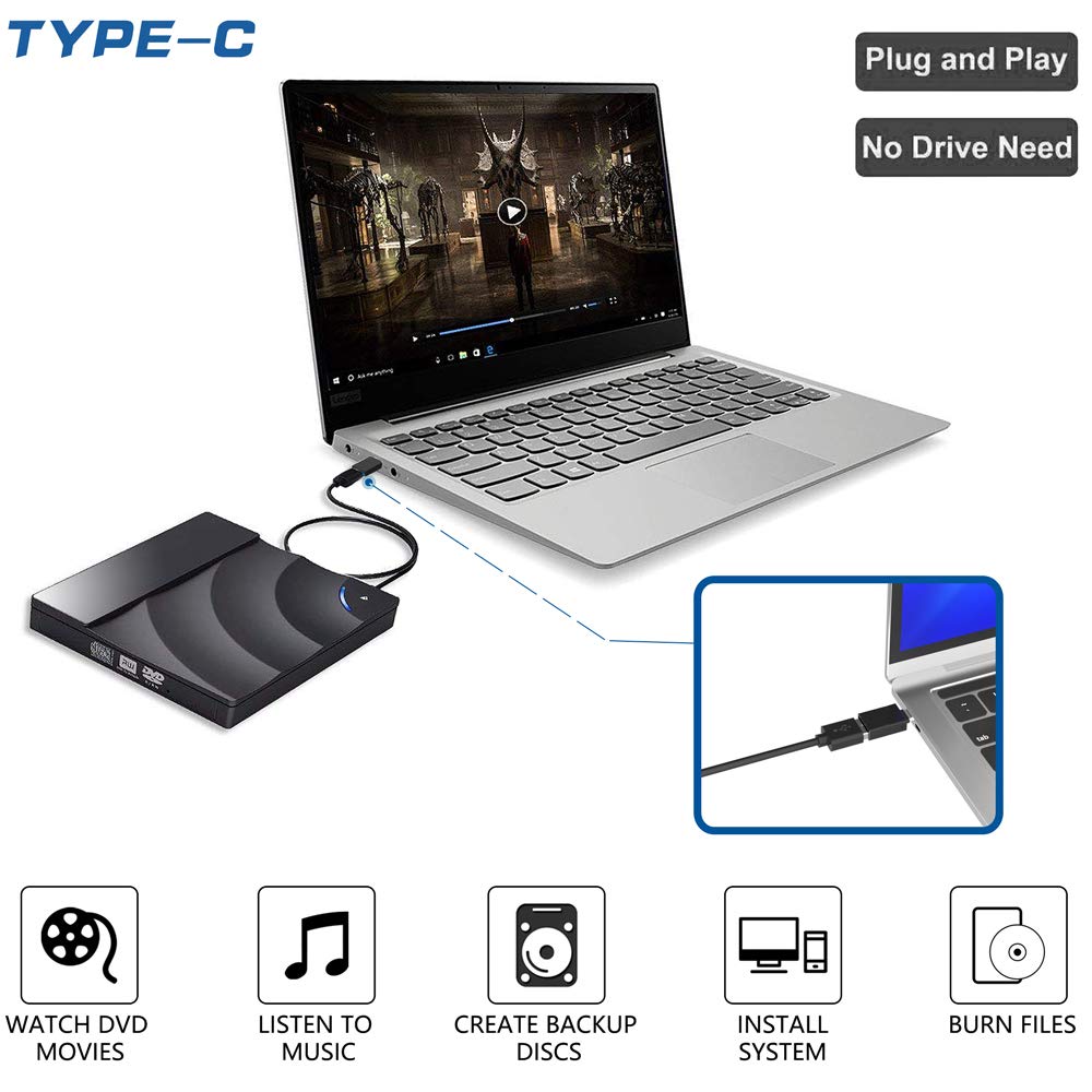 External CD DVD Drive Upgraded Version