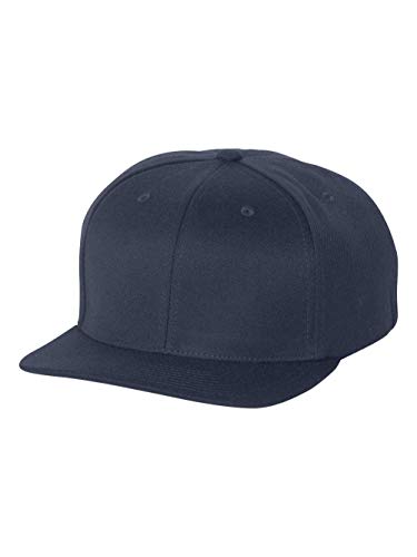 Flexfit Adult Wool Blend Snapback Cap OS NAVY