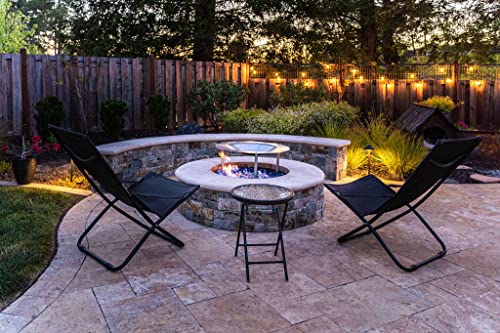 HeatSaver AL28 - Fire Pit Heat Deflector/Reflector and Cover