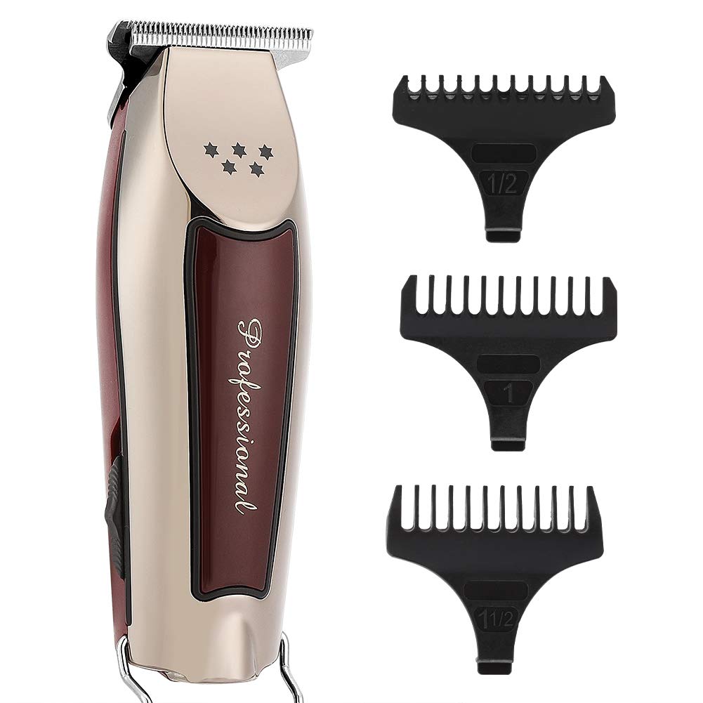 FILFEEL T-Blade Trimmer, Cordless Precision Trimmer for Lining & Close Trimming, Professional Hair Cutting Kit for Barbers and Stylists (Silver)