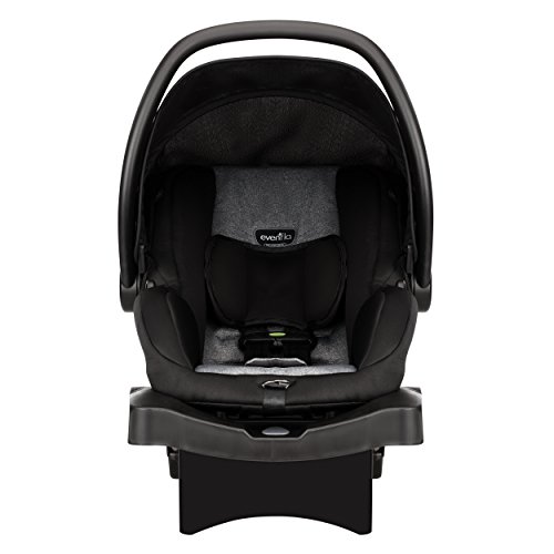 Evenflo Advanced SensorSafe Epic Travel System with LiteMax Infant Car Seat, Jet