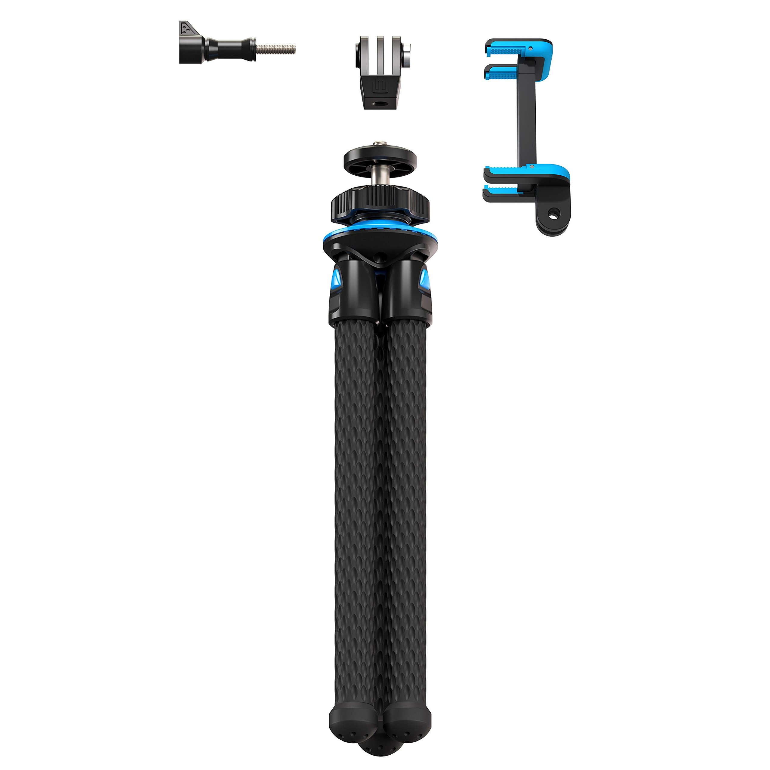 FlexBase 12" Flexible Tripod for GoPro Hero 7/6/5/4/3, Smartphones, Osmo Action, GoPro Fusion, Mirrorless, DSLR