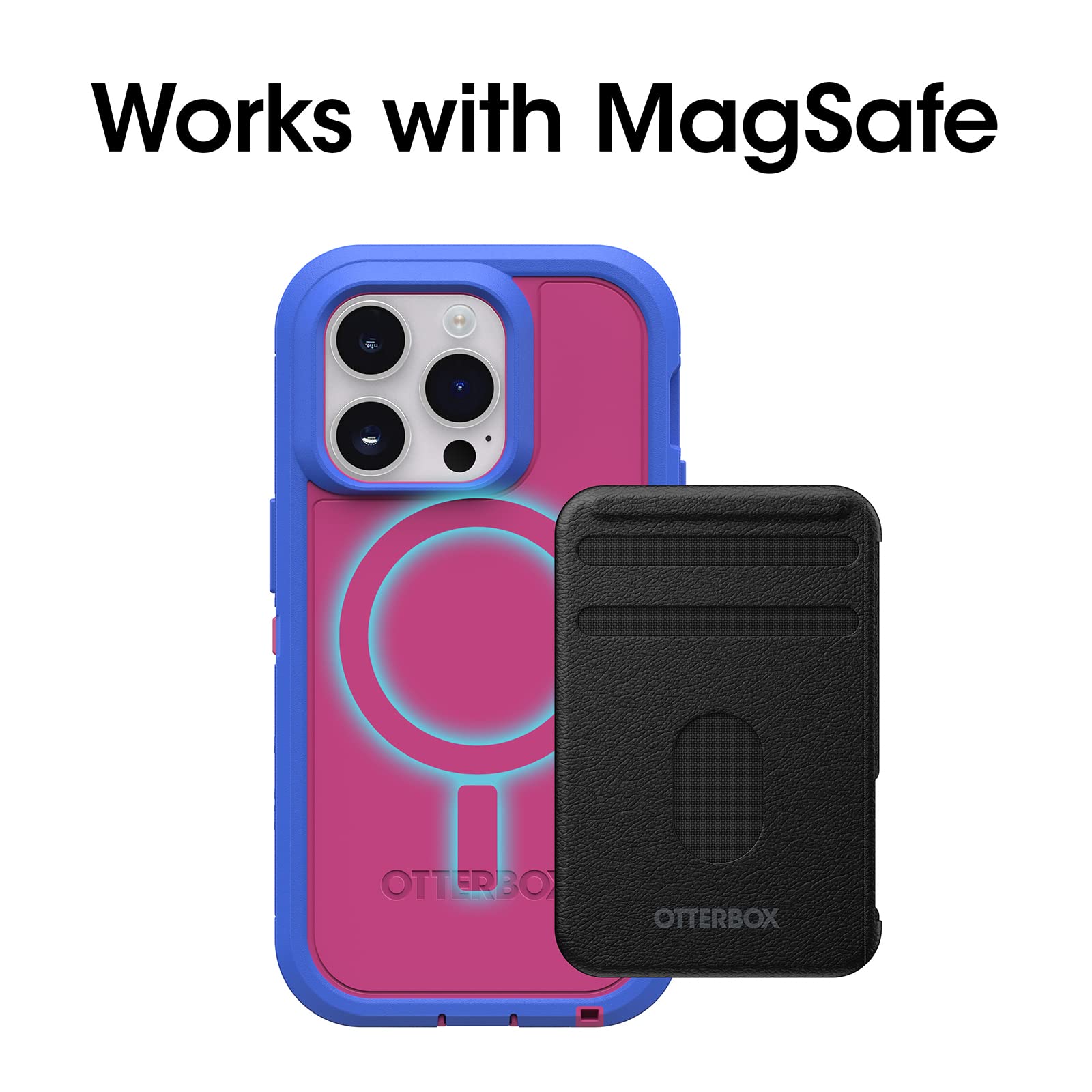 OtterBox Defender Series XT Series for iPhone 14 Pro Max (ONLY) - Blooming Lotus (Pink)