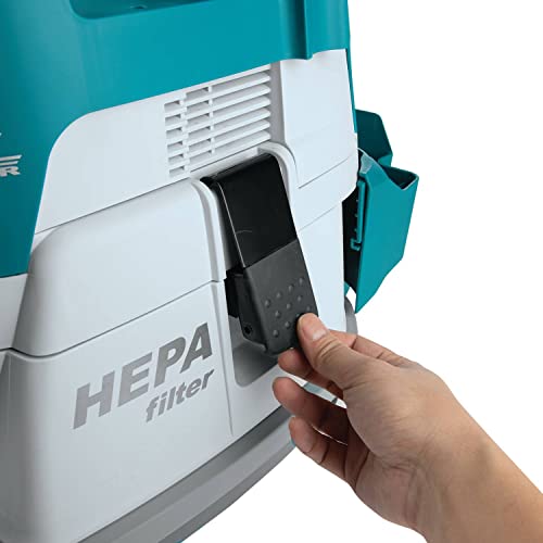 Makita XCV21ZX 36V (18V X2) LXT® Brushless 2.1 Gallon HEPA Filter Dry Dust Extractor, Tool Only