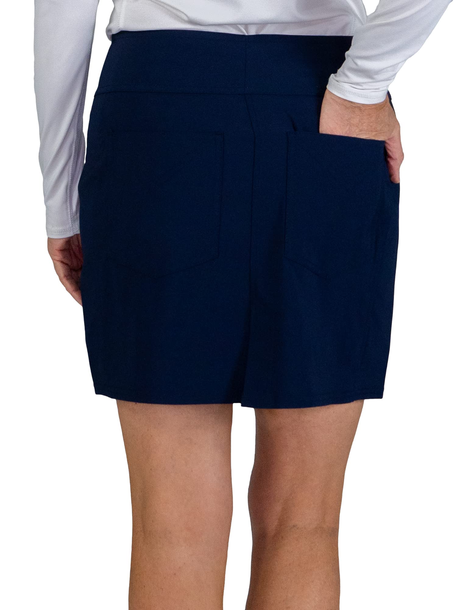 Jofit Women’s Athletic Clothing Signature Golf Skort with Built-in Undershorts, Size 6, Midnight
