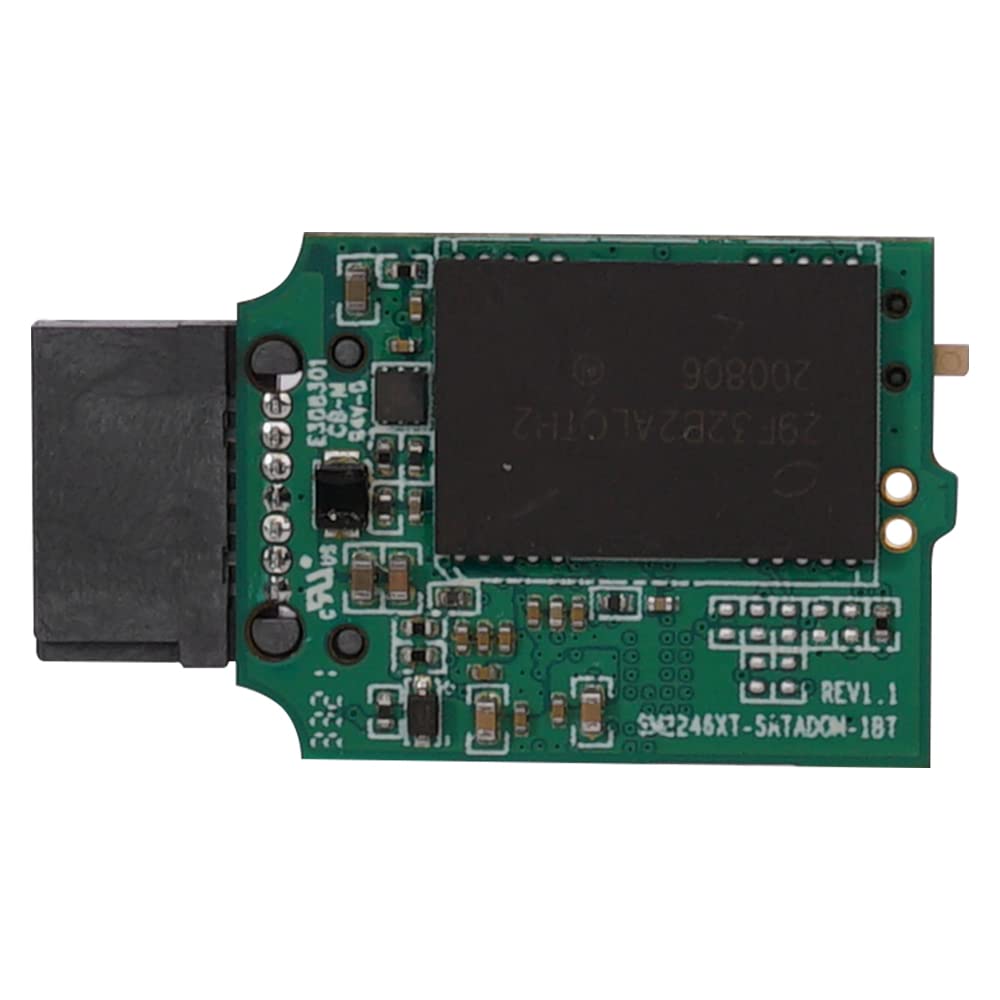 KingSpec 16GB Vertical 1CH SATA DOM - SATA II 3Gb/s, Industrial Single Channel 3D NAND TLC Flash Solid State Drive, for Industrial Computer & Automation Equipment