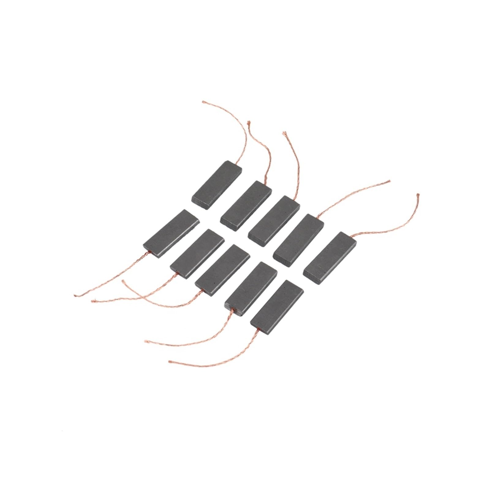 FLAVAS 10Pcs Carbon Brushes Motor Carbon Brushes for Drum Type Washing Machine Parts 5X13.5X40mm