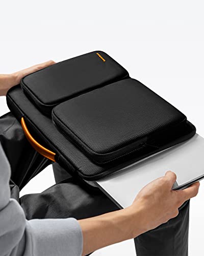 tomtoc 360 Protective Laptop Sleeve for 14-inch MacBook Pro M2/M1 Pro/Max A2779 A2442 2023-2021, 13.5-14.4 Inch Surface Laptop Studio/5/4/3, Water-Resistant Carrying Case for ASUS VivoBook/ZenBook 14