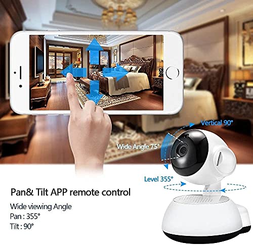 Qiocobo Smart pet Camera for Dog Cat,2 Way Audio Voice Interaction, pet Monitor Detection Alarm, Night Vision Security Camera, Picture Alarm Push